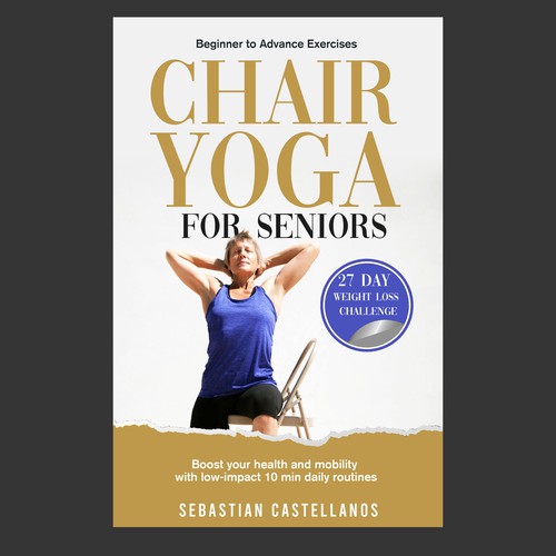 Designs | Chair Yoga book cover | Book cover contest