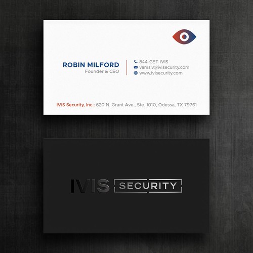 Designs | Business Card for Modern Security Company | Business card contest