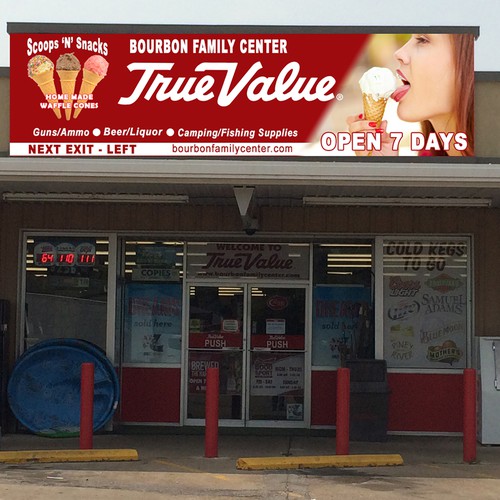 Small-town hardware store looking to update current billboard | Signage ...