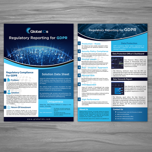 GDPR Brochure | Postcard, flyer or print contest