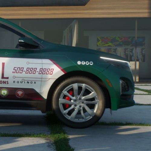 Designs | LocalTel Communications | Car, truck or van wrap contest