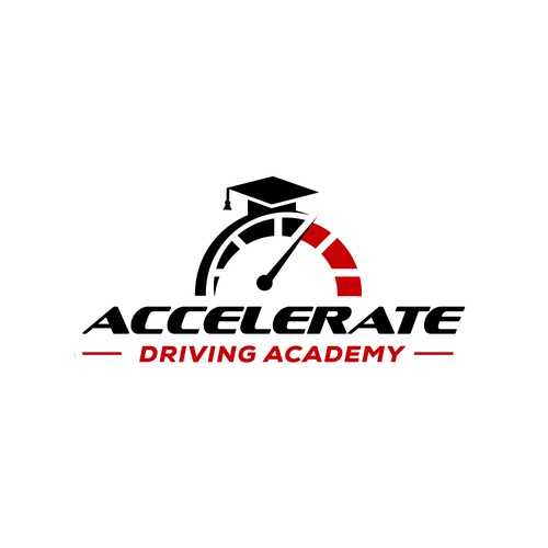 Designs | Accelerate Driving Academy. Red/White/Black colors. Would ...