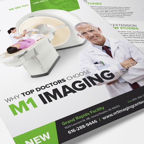 Create a flyer for a cutting edge diagnostic imaging center | Postcard ...