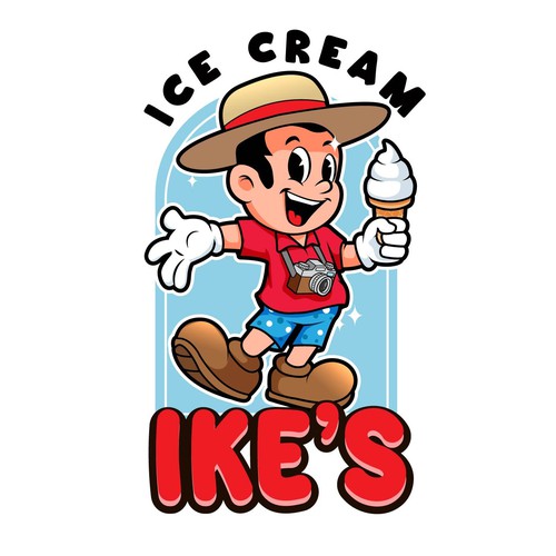 Designs | Design a cool logo for "Ike's Ice Cream Shack" | Logo design ...