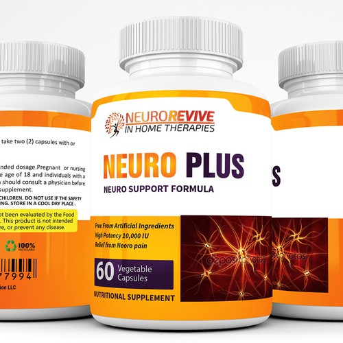 Design nutrition supplement label for new product | Product label contest