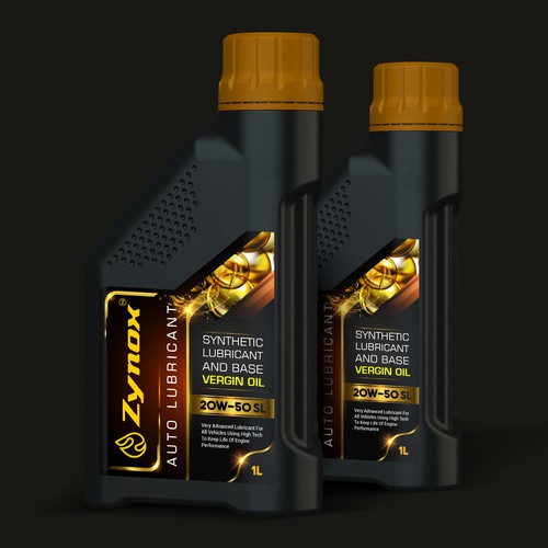 Designs | auto lubricant label design | strong , modern and powerful ...