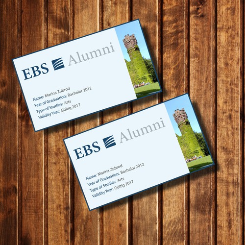 EBS Alumni e.V. membercard | Business card contest