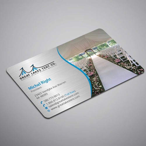 Creative Elegant Business Card for Special Event Rental Co. | Business ...