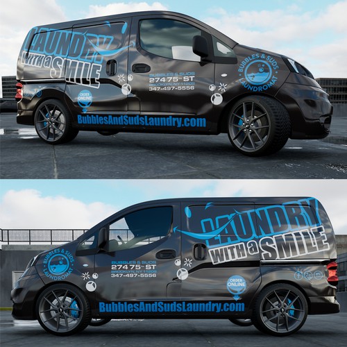 Designs | Laundromat Van design | Car, truck or van wrap contest