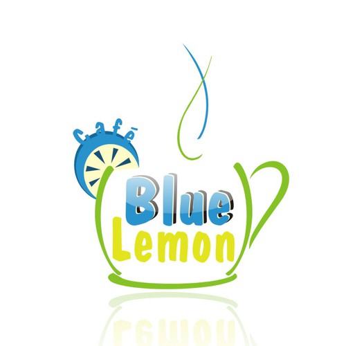 Blue Lemon CafÃ© logo | Logo design contest