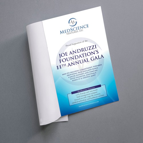 Sponsor's Gala Program Book Ad | Other business or advertising contest