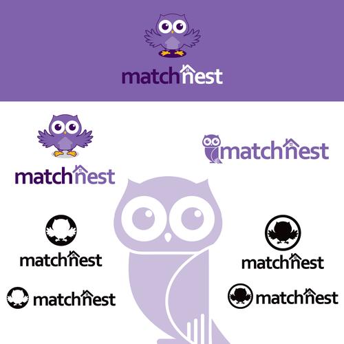 Design logo with a fun, smart bird as guide for home improvement ...