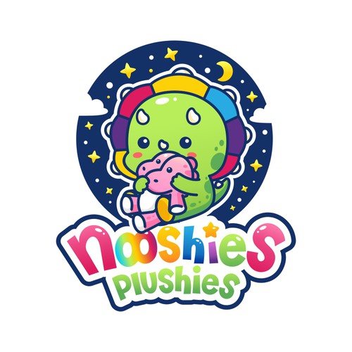 Designs | Design a Cute and Cuddly Logo for a Weighted Dinosaur Plushie ...