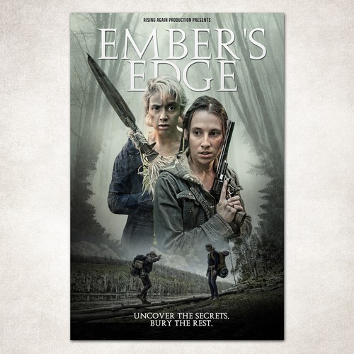 Designs | EMBERS EDGE - Captivating Movie Poster for our Thriller / Suspense / Drama | Poster ...