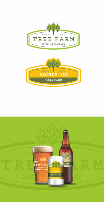 Craft Beer and Brewery Logo for Tree Farm Brewing Company | Logo design ...