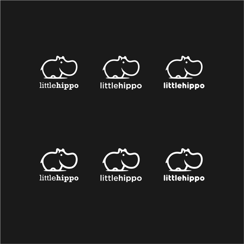Design a playful and cute hippo logo for Little Hippo! | Logo design ...