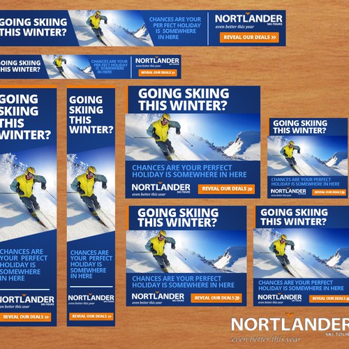 Designs | Inspirational banners for Nortlander Ski Tours (ski holidays ...