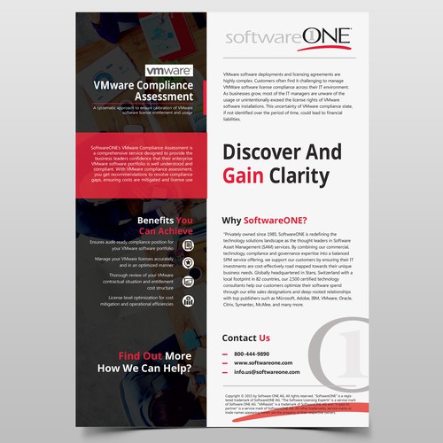 VMware complaince assessment corporate sales flyer | Postcard, flyer or ...