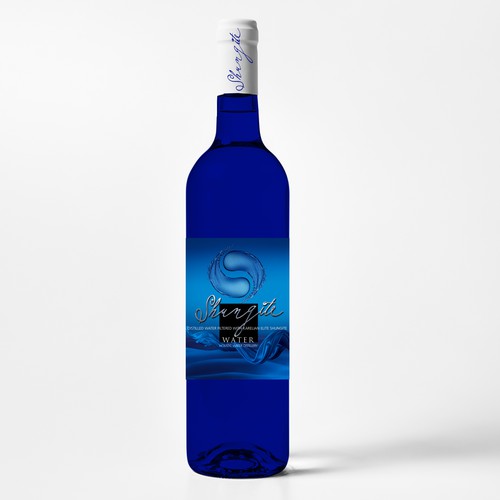 Designs | Water bottle Label design for a glass wine bottle | Product ...