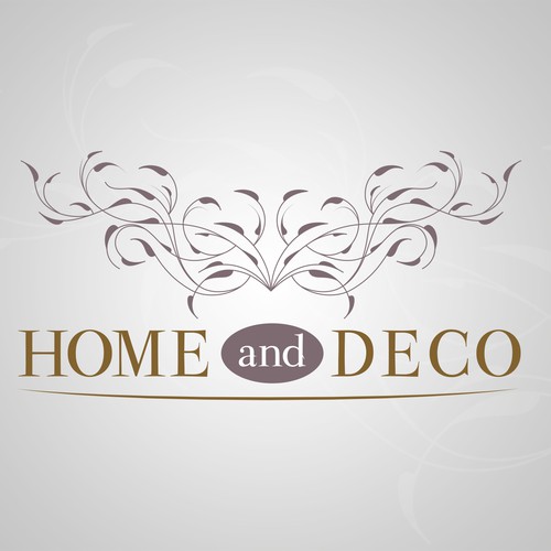 Logo pour l'entreprise home and deco | Logo design contest