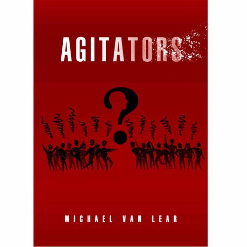 Social tension book cover for Agitators | Book cover contest