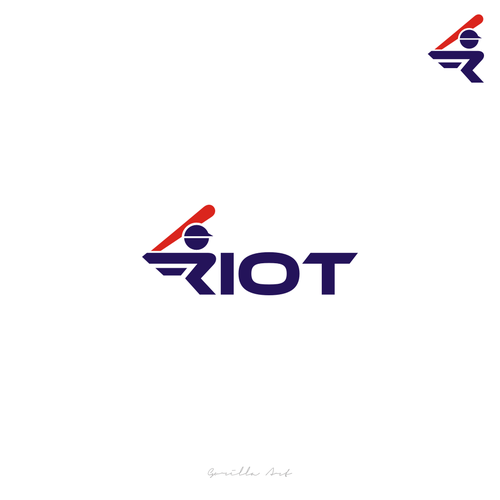 Designs | Riot Baseball Man | Logo design contest