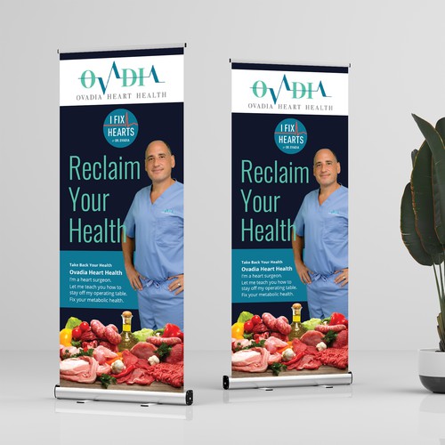 Designs | Create a banner for a heart surgeon that is saving people's ...