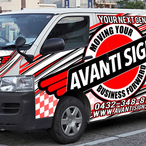 A Toyota Van Wrap Design for a Sign Company ! B sEEN , Get Known ...
