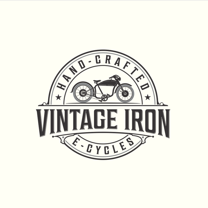 Create Vintage hipster logo for Vintage Iron Electric Cycles | Logo ...