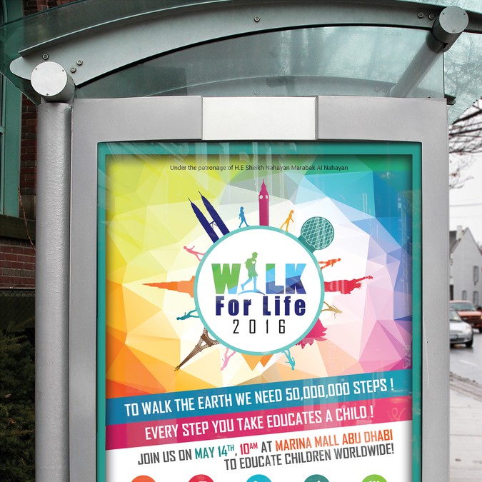 Walkathon : Walk For Life | Postcard, flyer or print contest