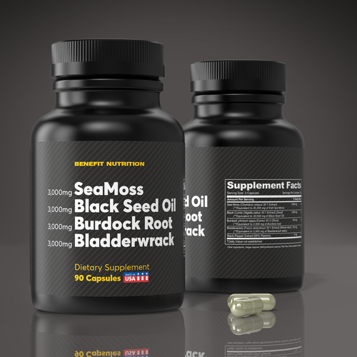 Designs | Concept Design For Supplement - Front Label | Product ...