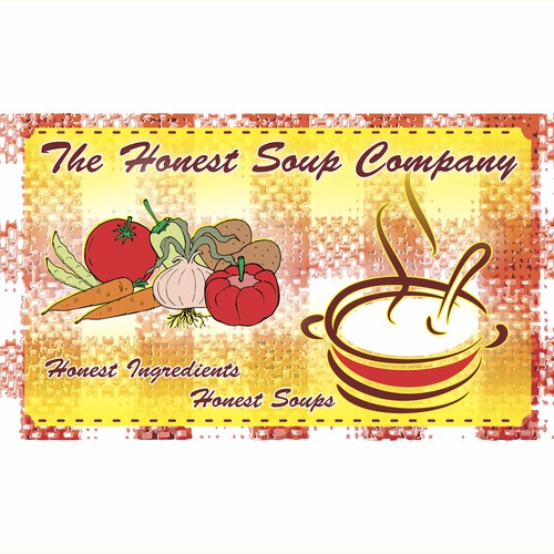 Create a capturing soup label for The Honest Soup Company | Product ...