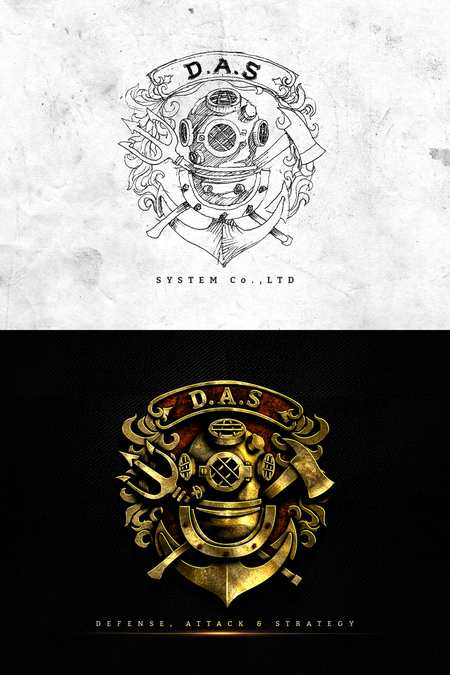 Military diving equipment company logo | Logo & brand identity pack contest