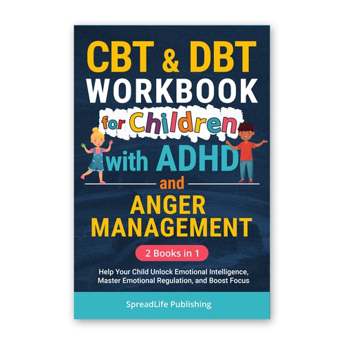Designs | Big Text Based Cover - CBT & DBT Workbook for Childen with ...