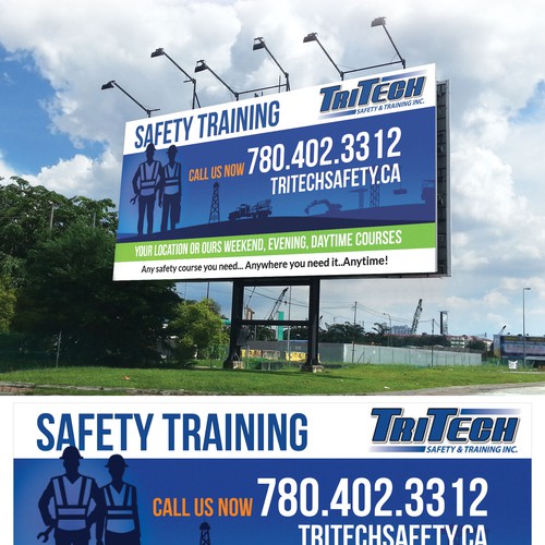 Designs | Redesign an awesome billboard for TriTech Safety | Signage ...