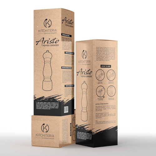 Design a sophisticated, but unexpected, package for a high-end pepper ...