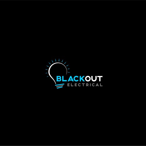 Create an electrical services logo on black background | Logo design ...