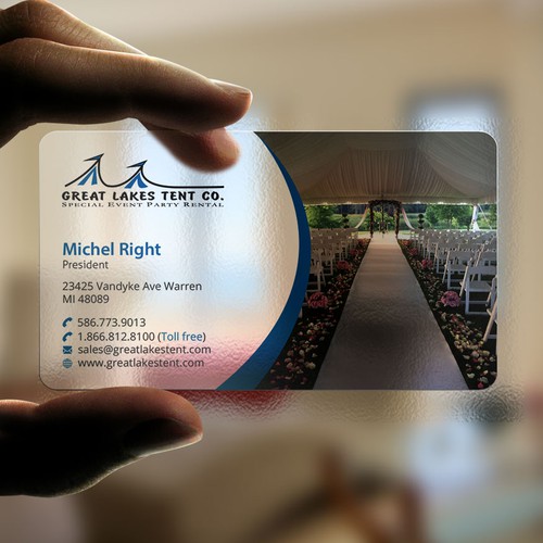 Creative Elegant Business Card for Special Event Rental Co. | Business ...