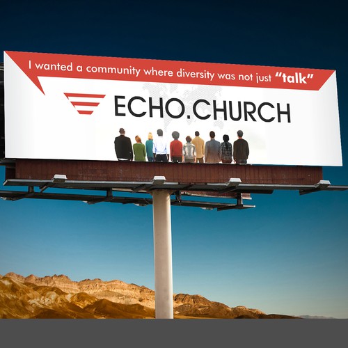 Billboards for edgy church in Silicon Valley | Signage contest