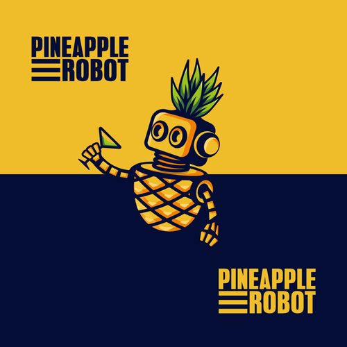 Designs | Pineapple Robot Bar in Maui needs a LOGO!!! | Logo design contest
