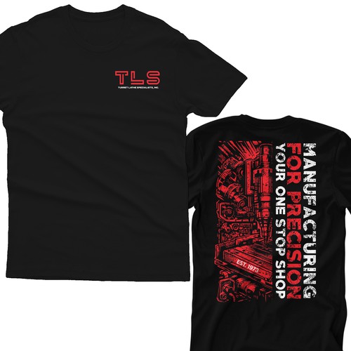 Designs | Design a T-Shirt for a CNC Precision Machine Shop | T-shirt ...