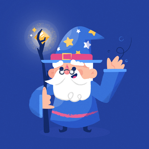 Create a wizard character for a startup! | Character or mascot contest