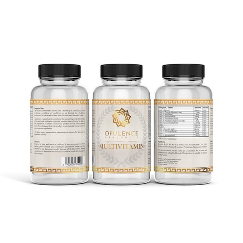 New Luxury Supplement and Health Brand with designs from Ancient Greece ...