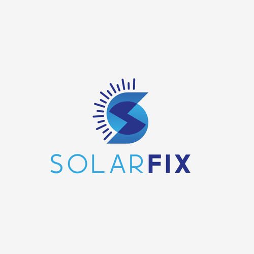 Designs | help us reveal the newest face of the solar repair industry - SolarFix | Logo design ...
