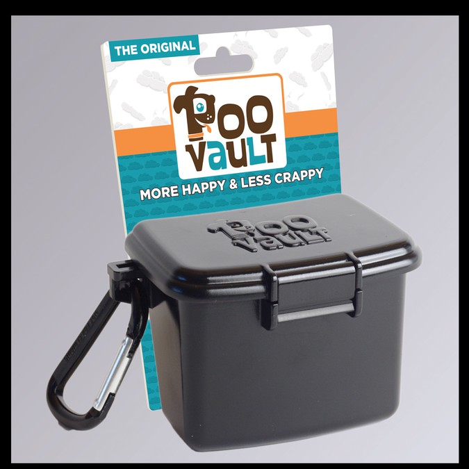 Backer Card Product Display Design for a hard sided Dog Poop Bag ...