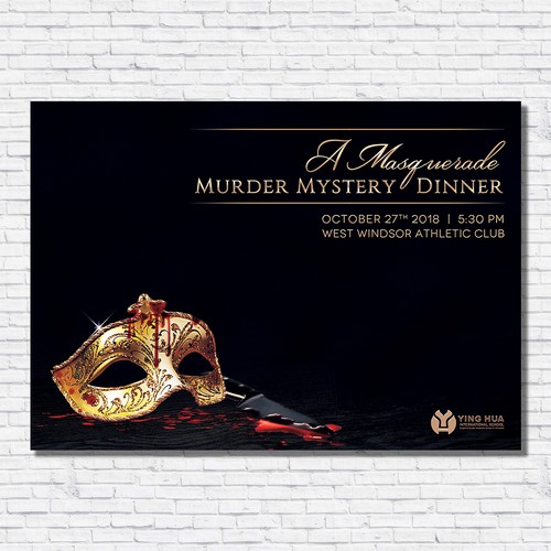 Make a KILLER Postcard and Flyer for a Murder Mystery Dinner ...