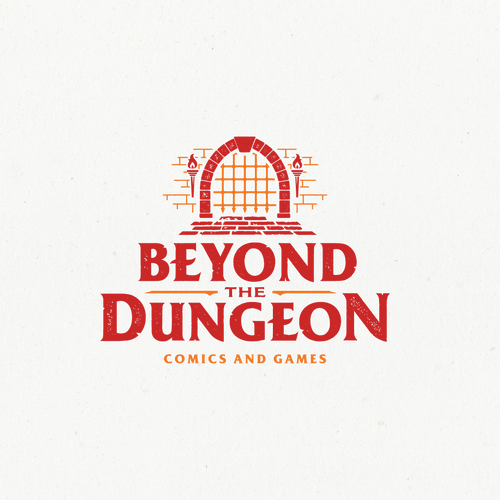 Designs | Lettering and dungeon entrance for comic and game store ...