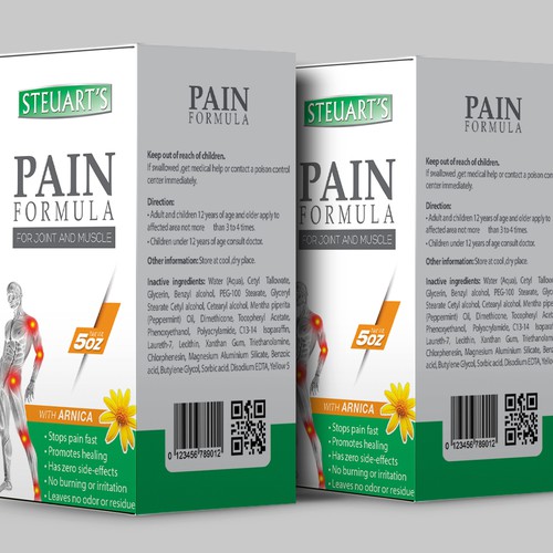 Pain Formula Packaging Design | Product packaging contest
