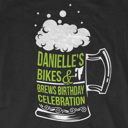 Birthday Girl looking for fun Pub Crawl Logo | T-shirt contest