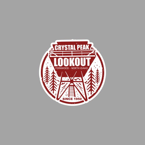 Designs | Illustrated Stickers for Fire Lookout | Sticker contest